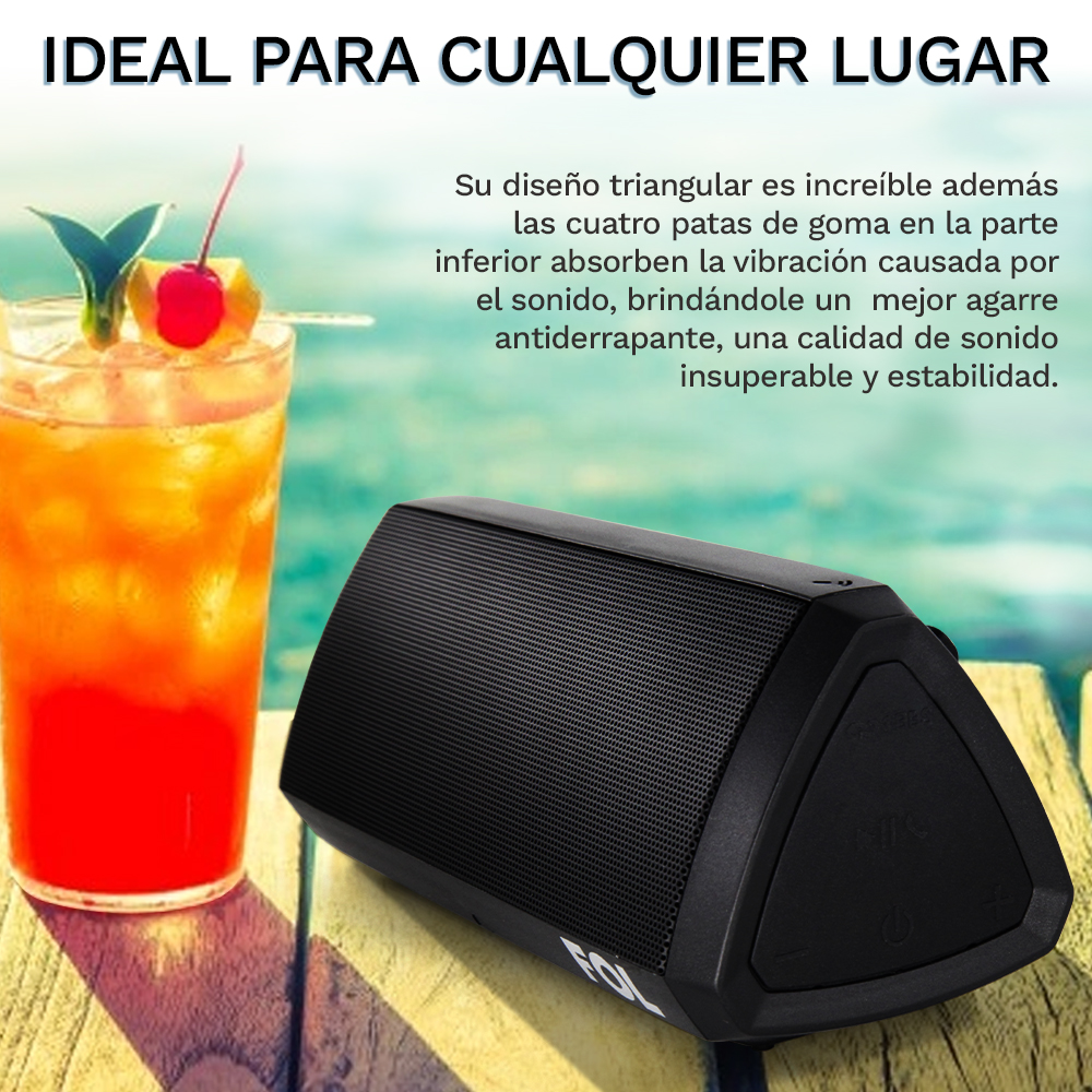 FS-S236 BOCINA ESTÉREO BLUETOOTH TRIANGULAR PRO - FOL México