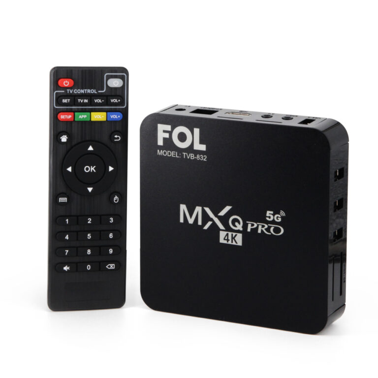 TVB-832 | Android TV Box 5G MXQ PRO 4K con WiFi y Control Remoto | FOL ...