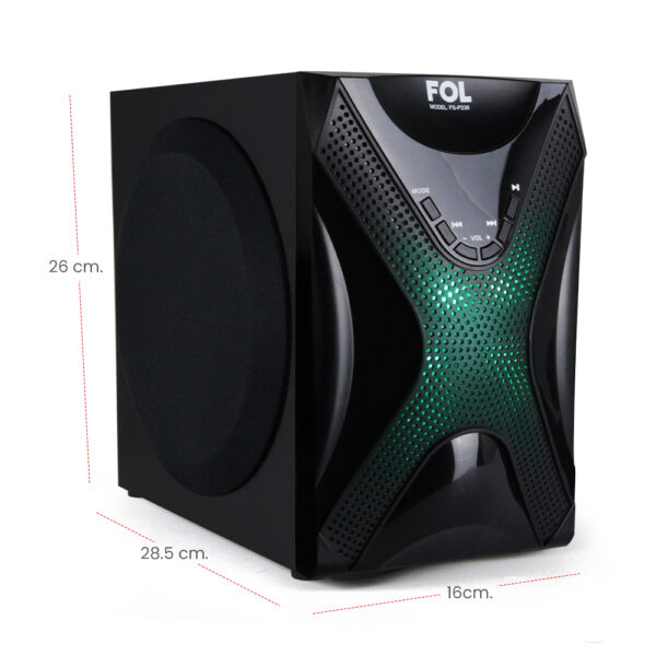 FS-P238 | Minicomponente Bluetooth 2.1 con Luz RGB | FOL México