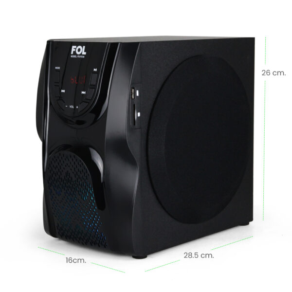 FS-P239 | Minicomponente Bluetooth 2.1 con Luz RGB | FOL México