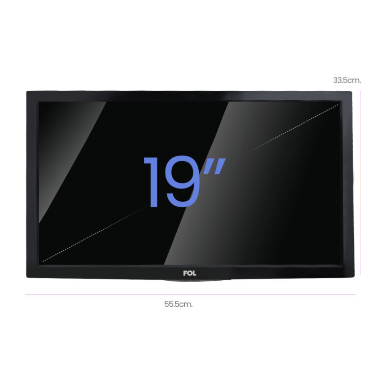 TV / Monitor LED de 19” Full HD con VGA y HDMI | FOL México